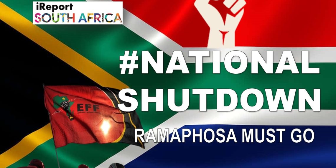Live Stream: EFF National Shutdown – 20 March 2023 – iReport South Africa