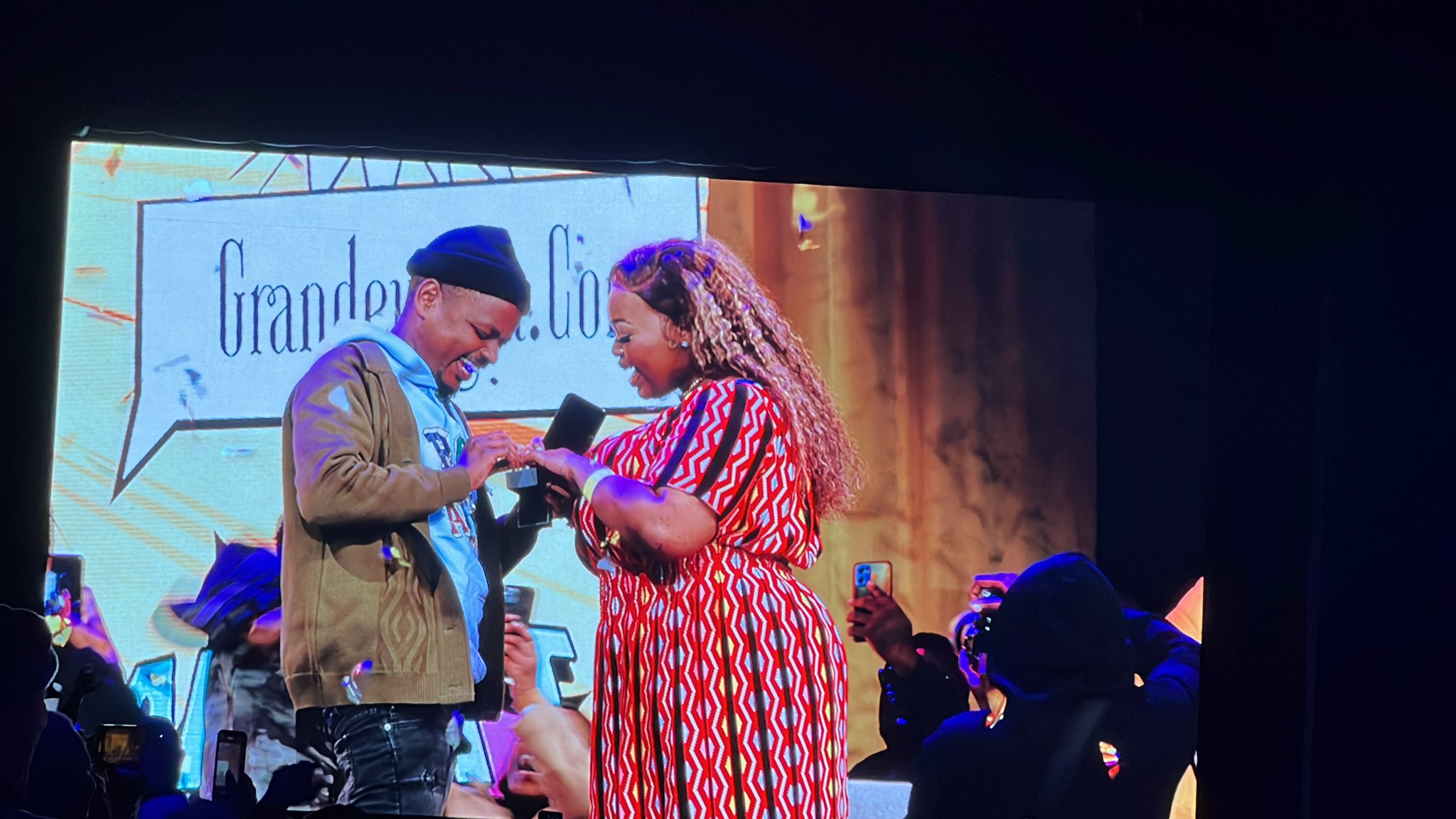 Watch: MacG proposes to Naledi live on stage Road to 1 million at Sun ...
