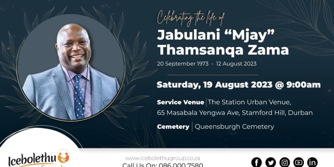 Watch Live: Eyadini Lounge owner Jabulani “Mjay” Zama Funeral Service ...